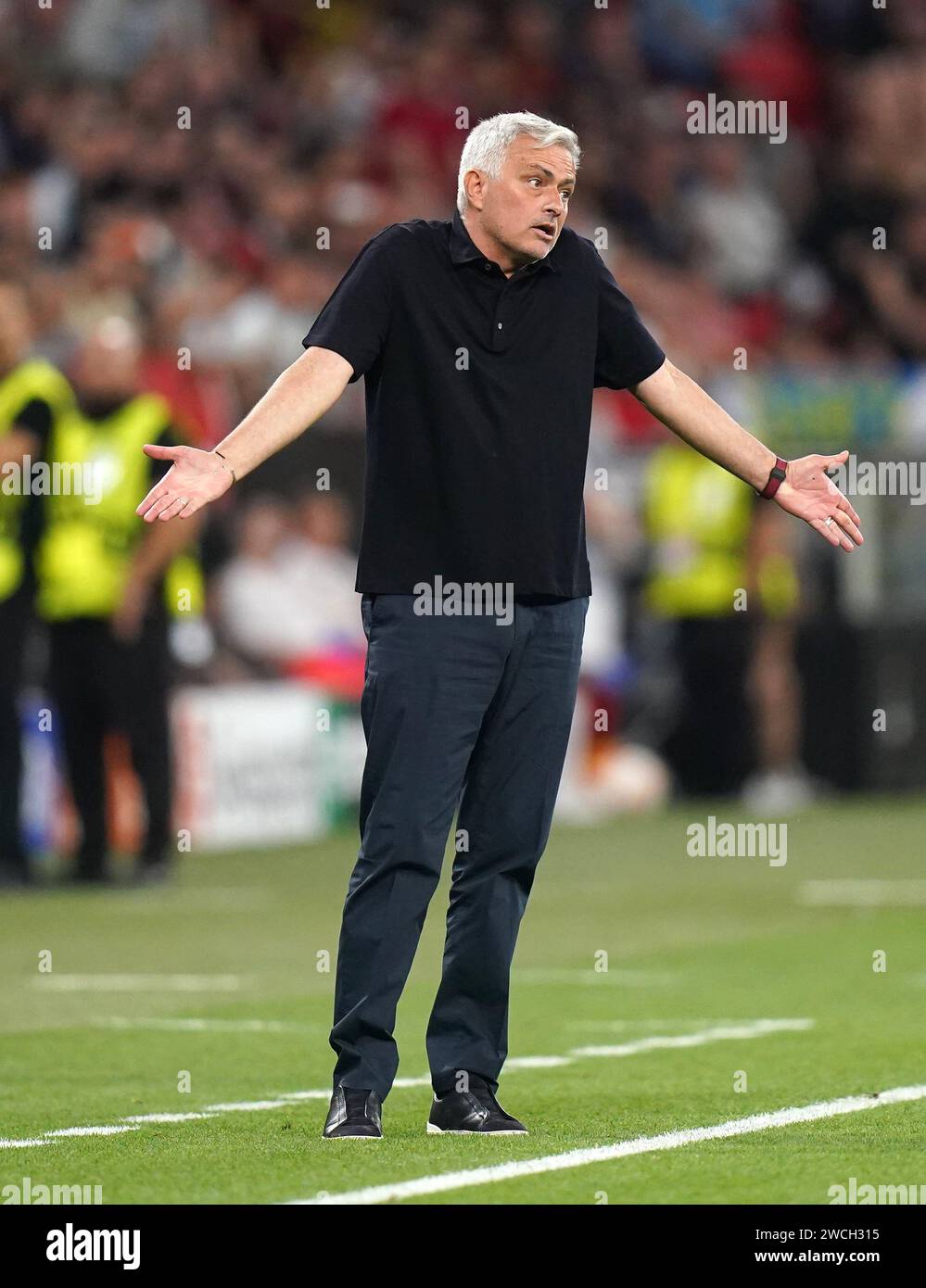 File photo dated 31-05-2023 of Roma manager Jose Mourinho who has been ...