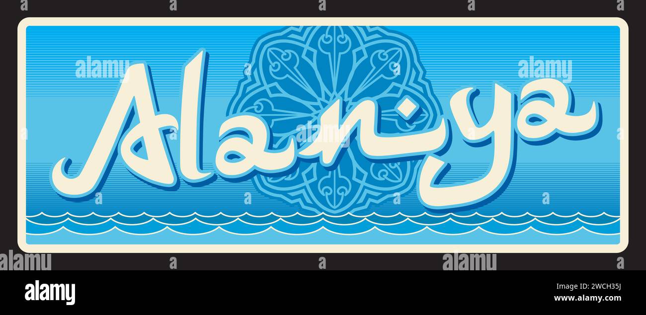 Alanya port Stock Vector Images - Alamy