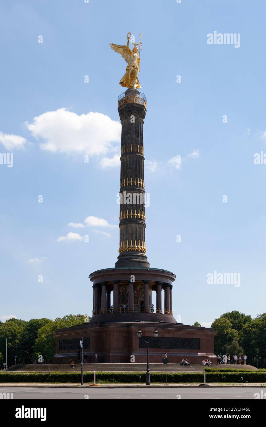 Berlin, Germany - June 02 2019: The Victory Column (German: Siegessäule ...