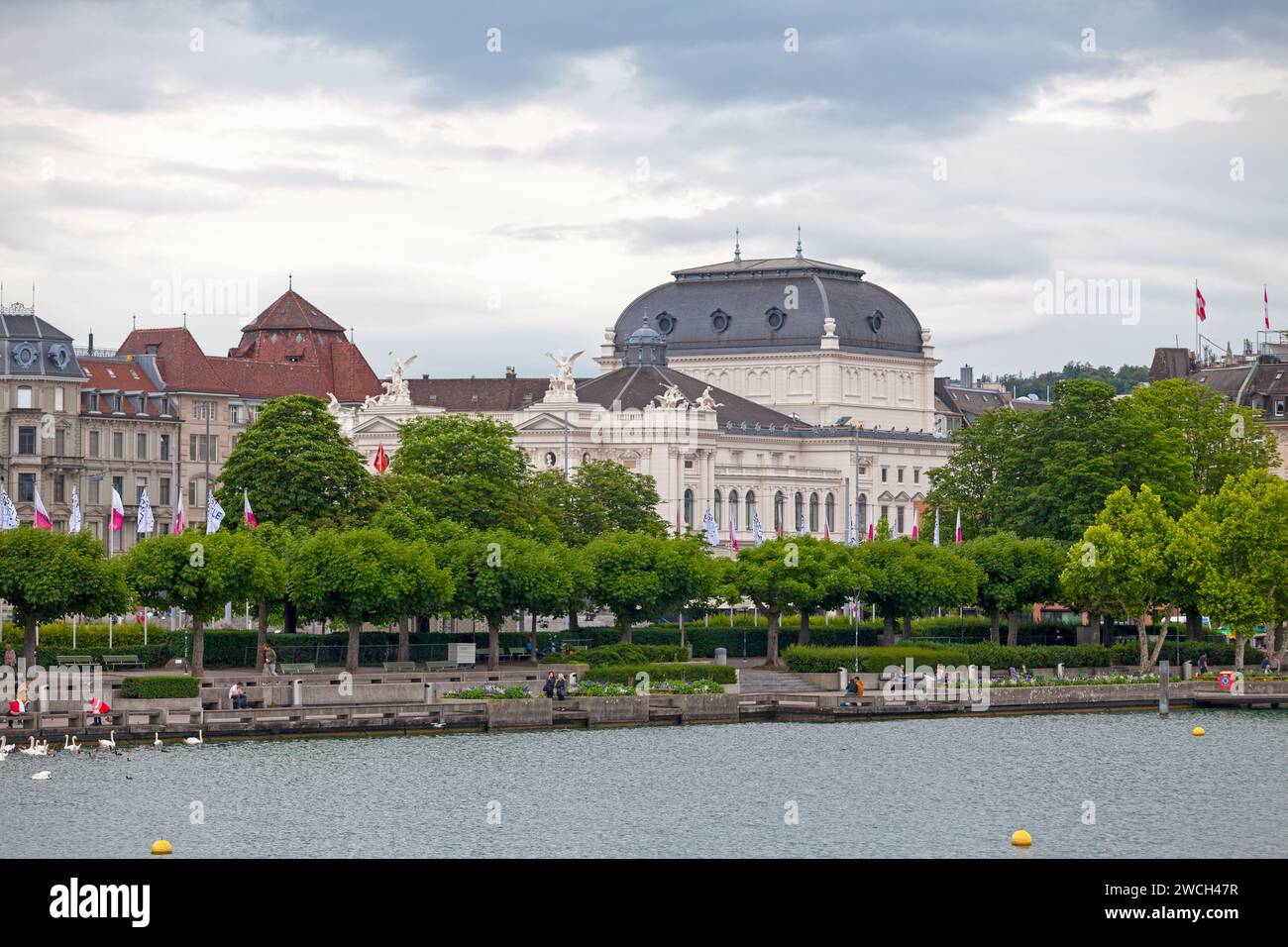 Zurich, Switzerland - June 12 2018 : The Zürich Opera House (German ...