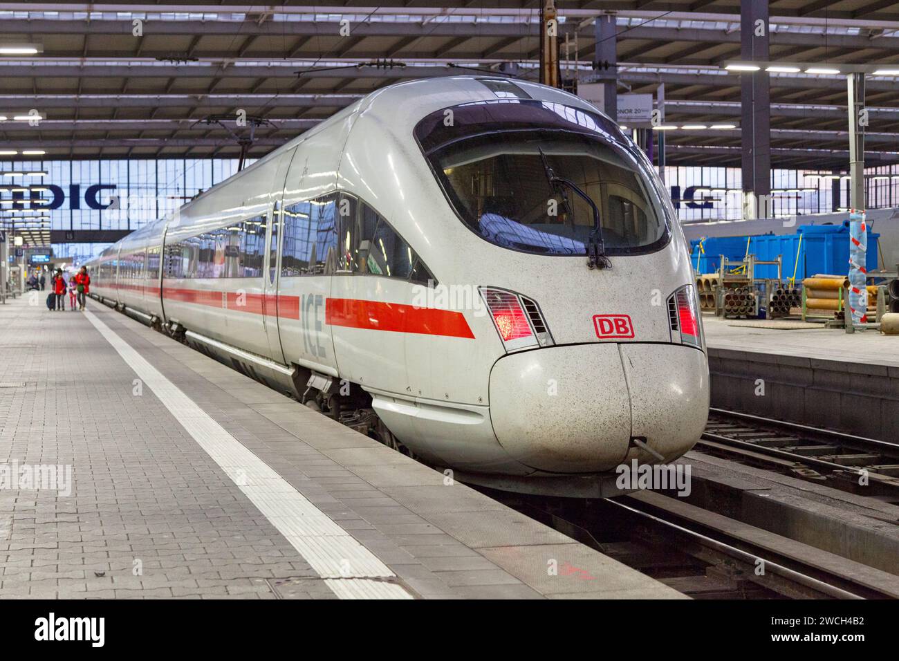 Munich, Germany - May 29 2019: A high-speed train ICE-T (Class 411) at ...