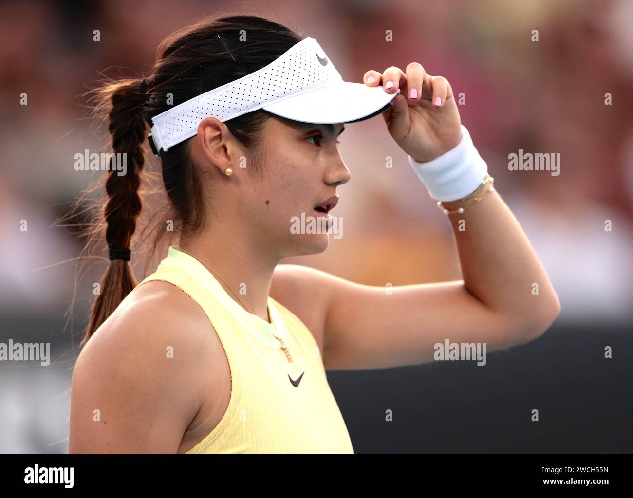 Melbourne, Australia, 16th Jan, 2024. Tennis player Emma Raducanu from ...