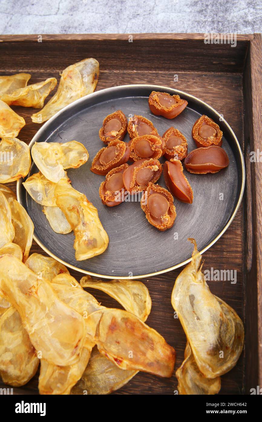 dried Fish Maw , Tonic Food Maw Catfish Gum Stock Photo - Alamy