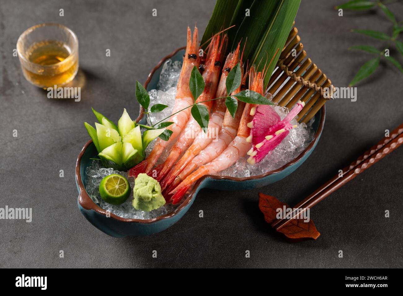 Fresh sweet shrimp sashimi caught in Hokkaido, Japan Stock Photo - Alamy