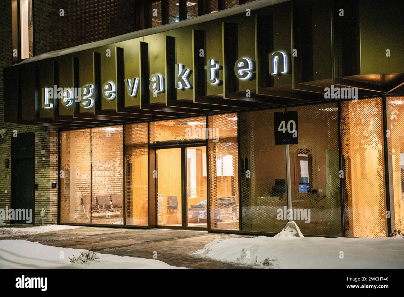 Oslo 20240115.New emergency department at Aker hospital area in ...