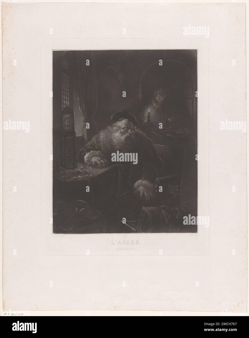 Money Man, Henry Brown, After Gerbrand van den Eeckhout, 1850 print ...