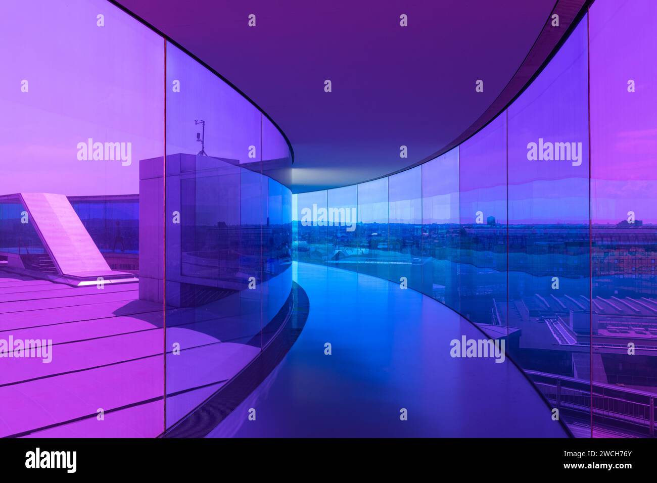 Rainbow Panorama Art Installation by Olafur Eliasson in the Aros Art ...