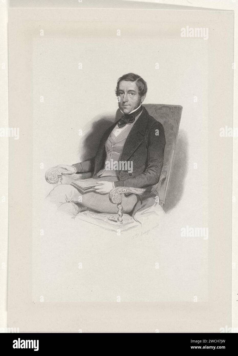 Portrait of Jan Brester Albertuszoon, Johannes Philippus Lange, After ...