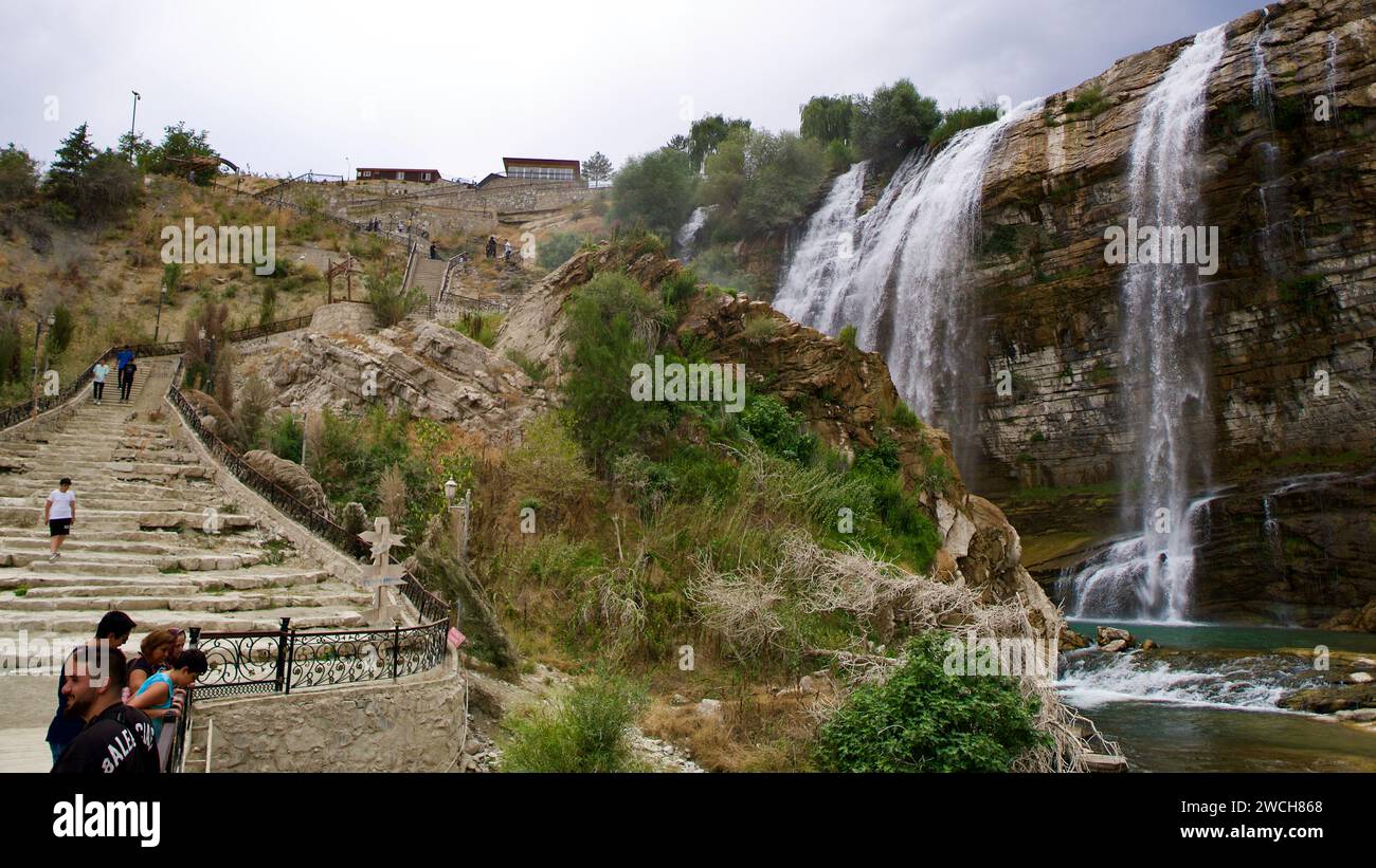 Tortum (Uzundere) Waterfall in Erzurum. Turkey's highest waterfall ...
