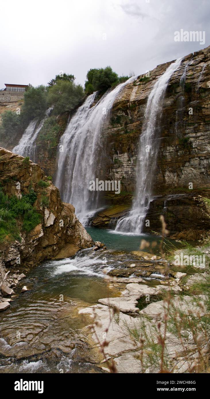 Tortum (Uzundere) Waterfall in Erzurum. Turkey's highest waterfall ...