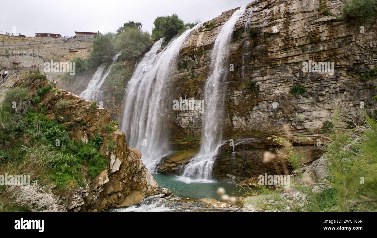 Tortum (Uzundere) Waterfall in Erzurum. Turkey's highest waterfall ...