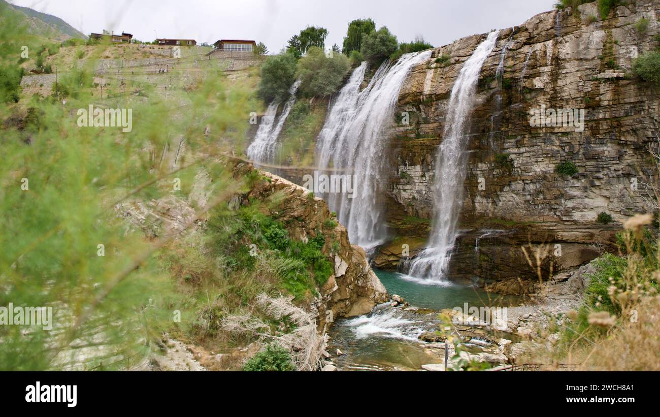 Tortum (Uzundere) Waterfall in Erzurum. Turkey's highest waterfall ...