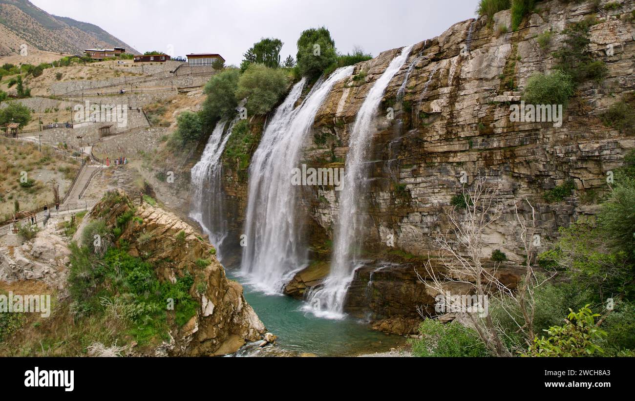Tortum (Uzundere) Waterfall in Erzurum. Turkey's highest waterfall ...