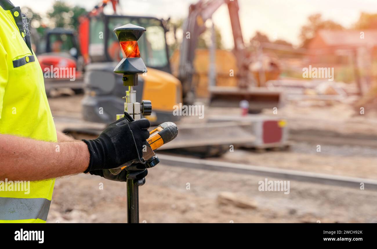 Theodolite computer construction hi-res stock photography and images ...