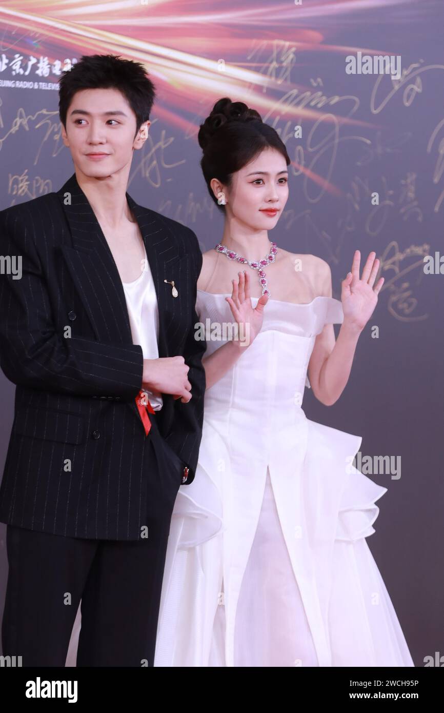 Chinese actress, model and singer Bai Lu attends the 2024 Weibo Night ...
