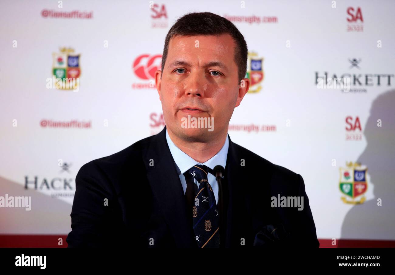 File photo dated 12-06-2019 of British and Irish Lions managing ...