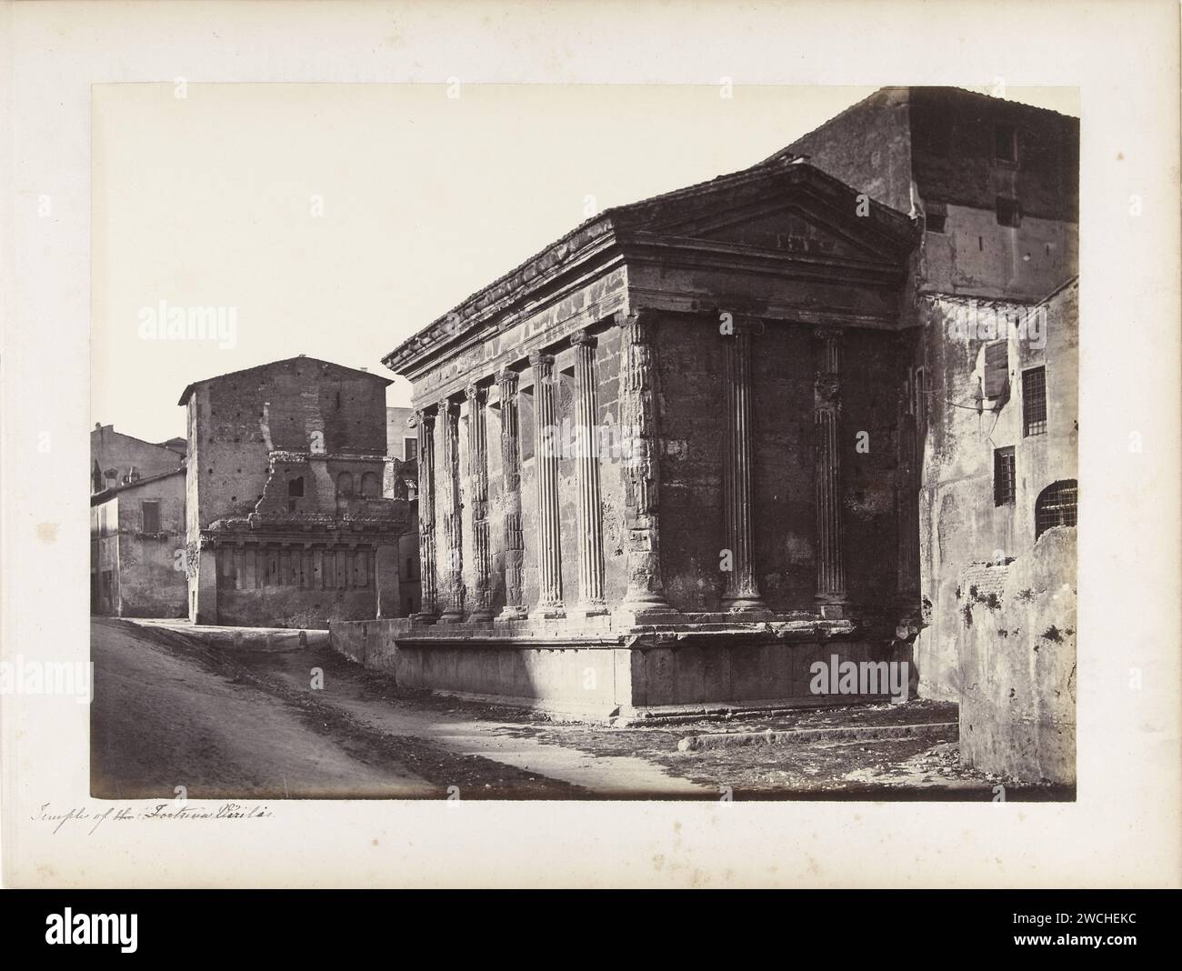 Temple of Portunus in Rome, Italy, Anonymous, 1851 - 1900 photograph ...