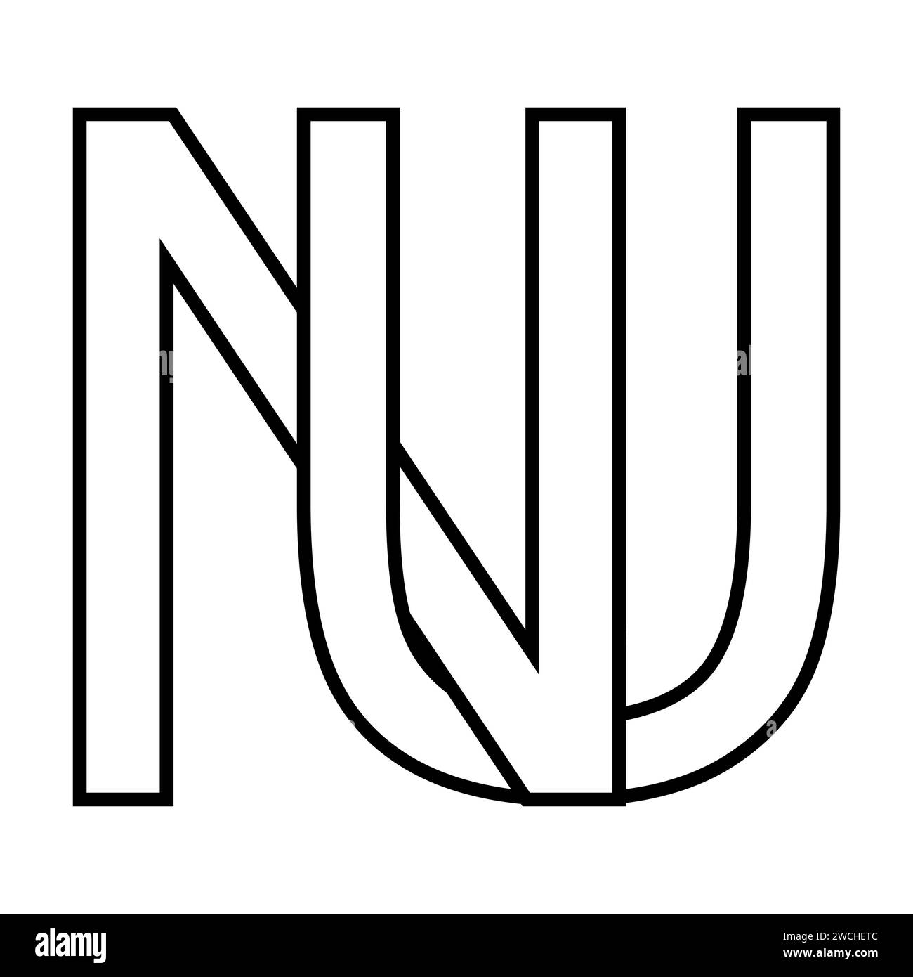 Letters nu Black and White Stock Photos & Images - Alamy