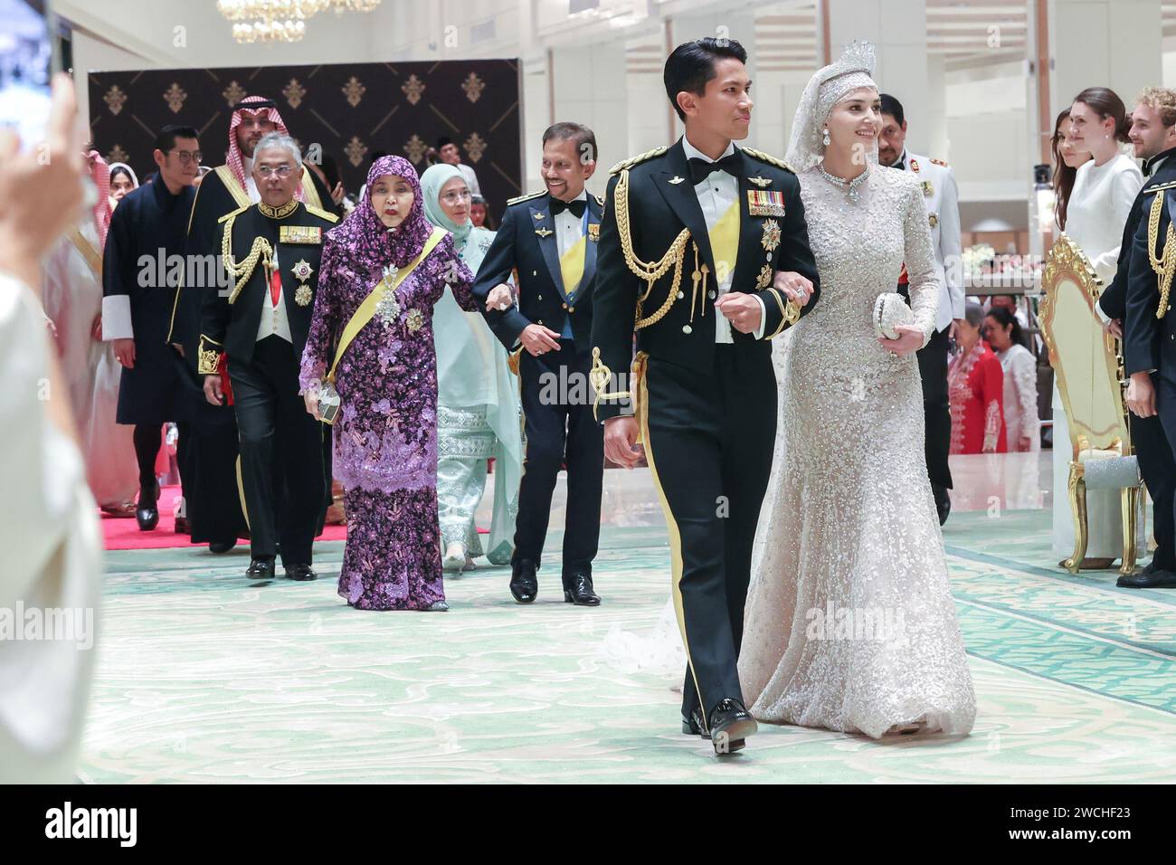 In this photo released by Brunei's Information Department, Brunei's ...