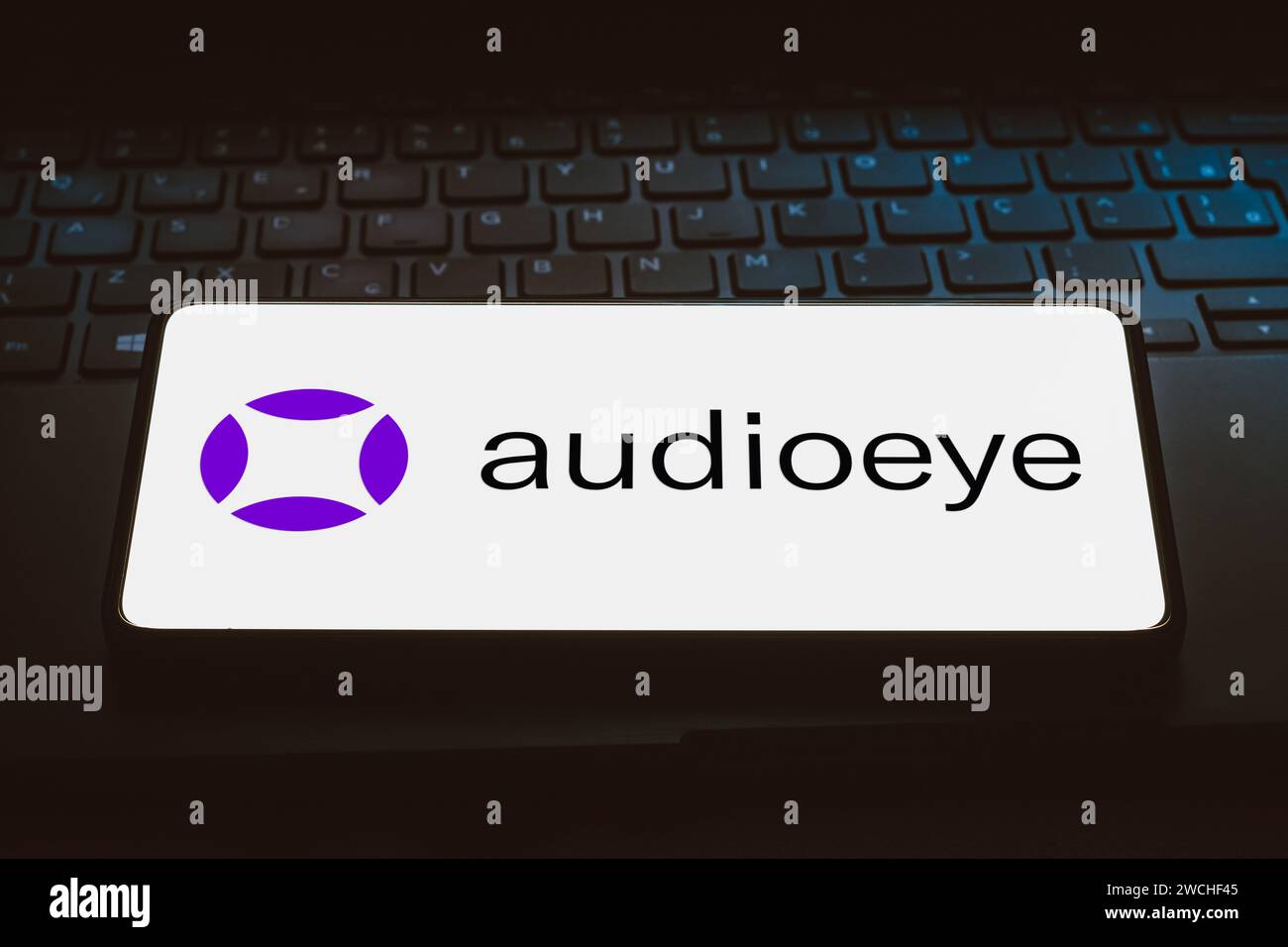 Audioeye logo hi-res stock photography and images - Alamy