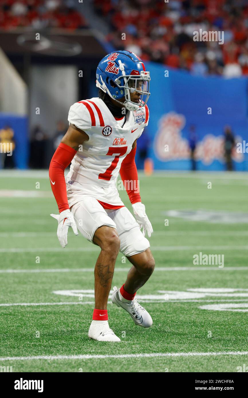 ATLANTA, GA - DECEMBER 30: Mississippi Rebels cornerback Deantre Prince ...