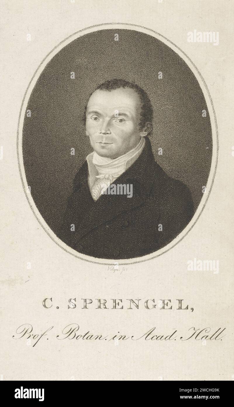 PortraT van Kurt Polycarp Joachim Sprengel, Philippus Velijn, 1797 ...