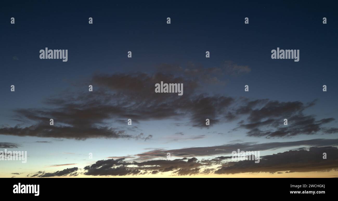 Sunrise background. Dramatic majestic scenery sunset. Sky with clouds ...