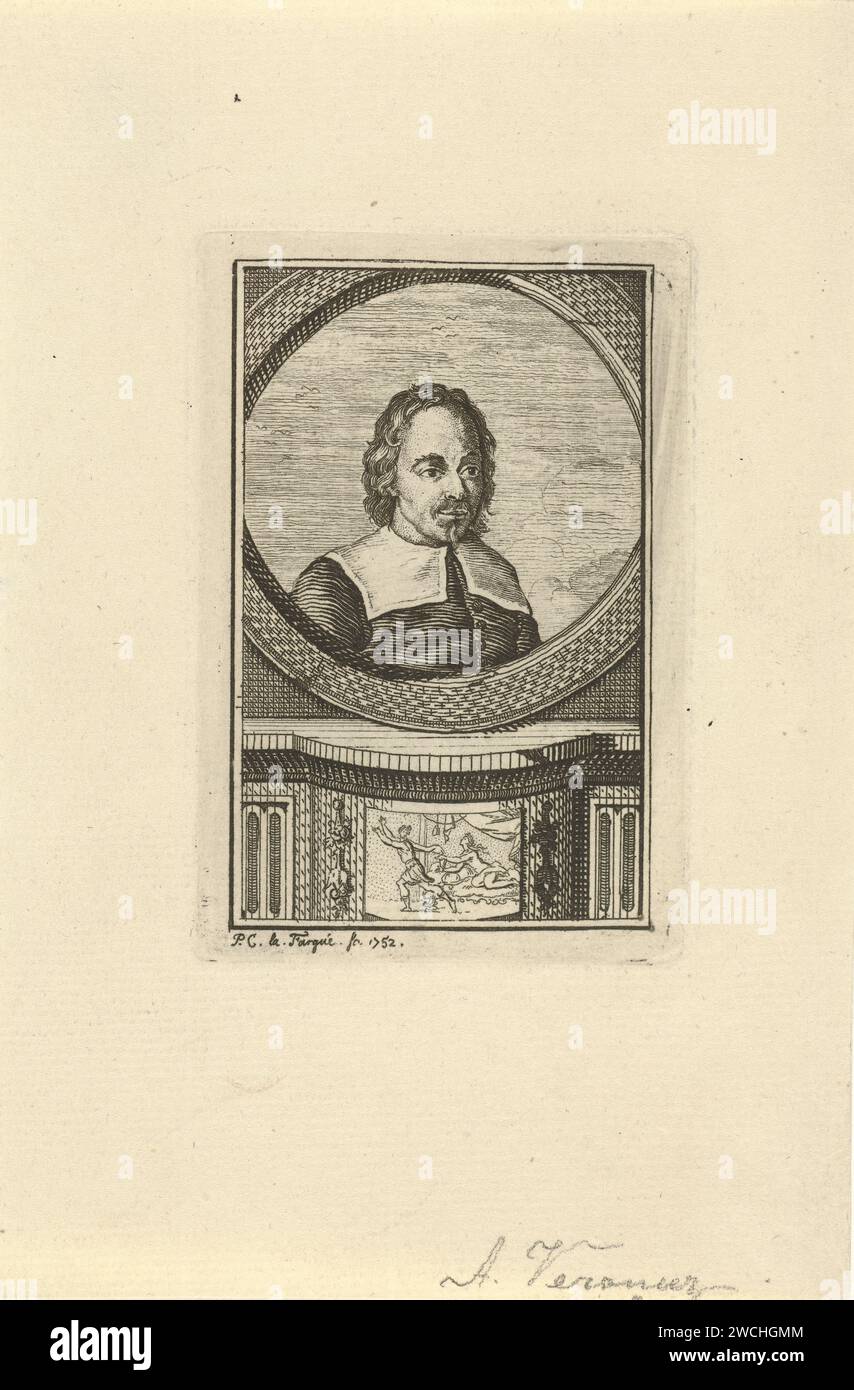 Portrait of Alessandro Turbi, Isaac Lodewijk La Fargue van Nieuwland ...