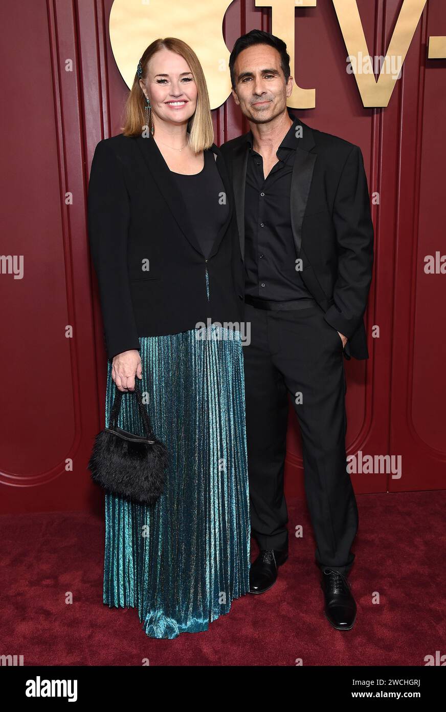 Hollywood, USA. 16th Jan, 2024. Nestor Carbonell and Shannon Carbonell ...