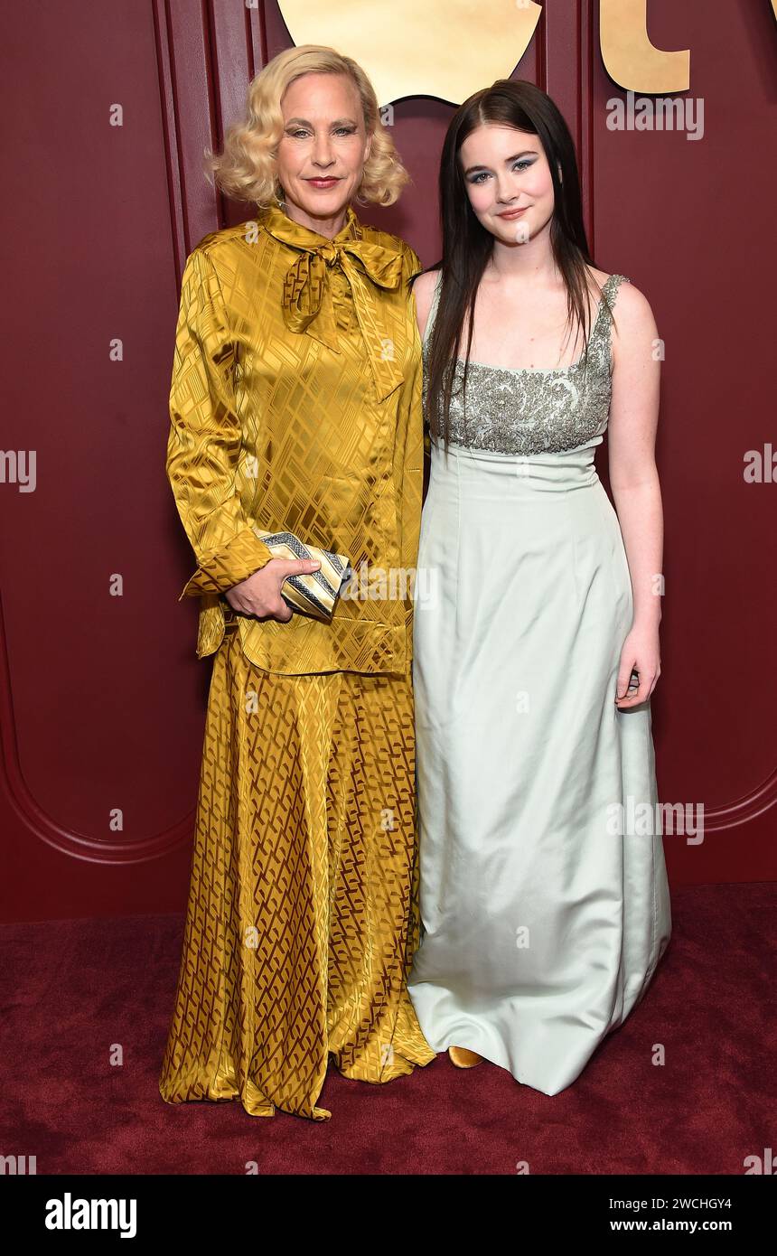 Hollywood, USA. 16th Jan, 2024. Patricia Arquette and Harlow Jane ...