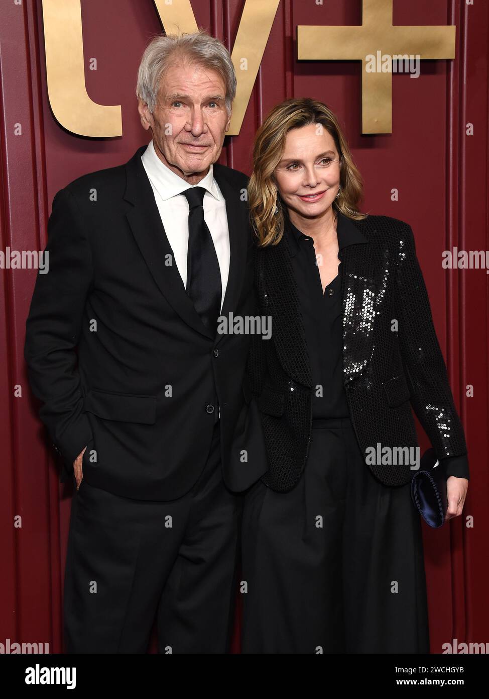 Hollywood, USA. 16th Jan, 2024. Harrison Ford and Calista Flockhart ...