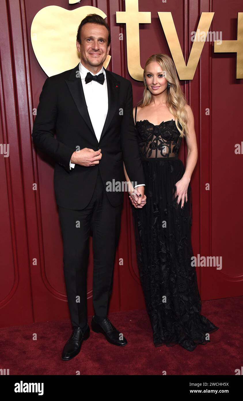 Hollywood, USA. 16th Jan, 2024. Jason Segel and Kayla Radomski attends ...
