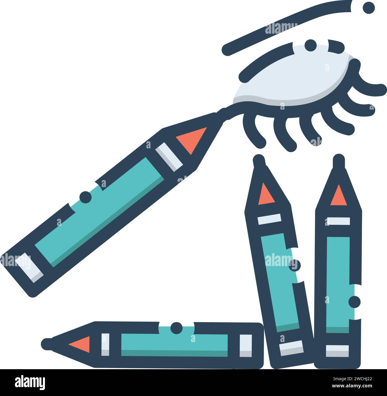 Icon for eyeliner Stock Vector Image & Art - Alamy