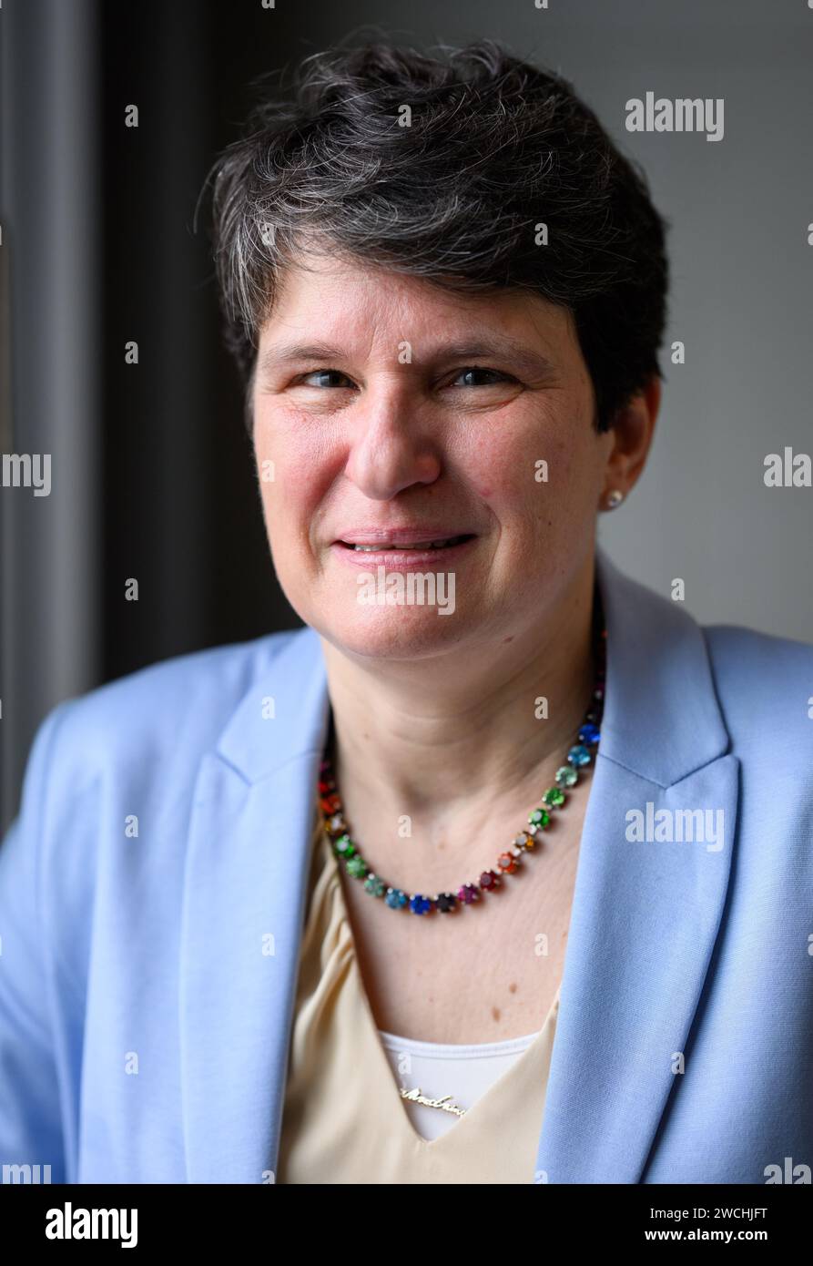 Berlin, Germany. 16th Jan, 2024. Tanja Gönner, BDI Managing Director ...