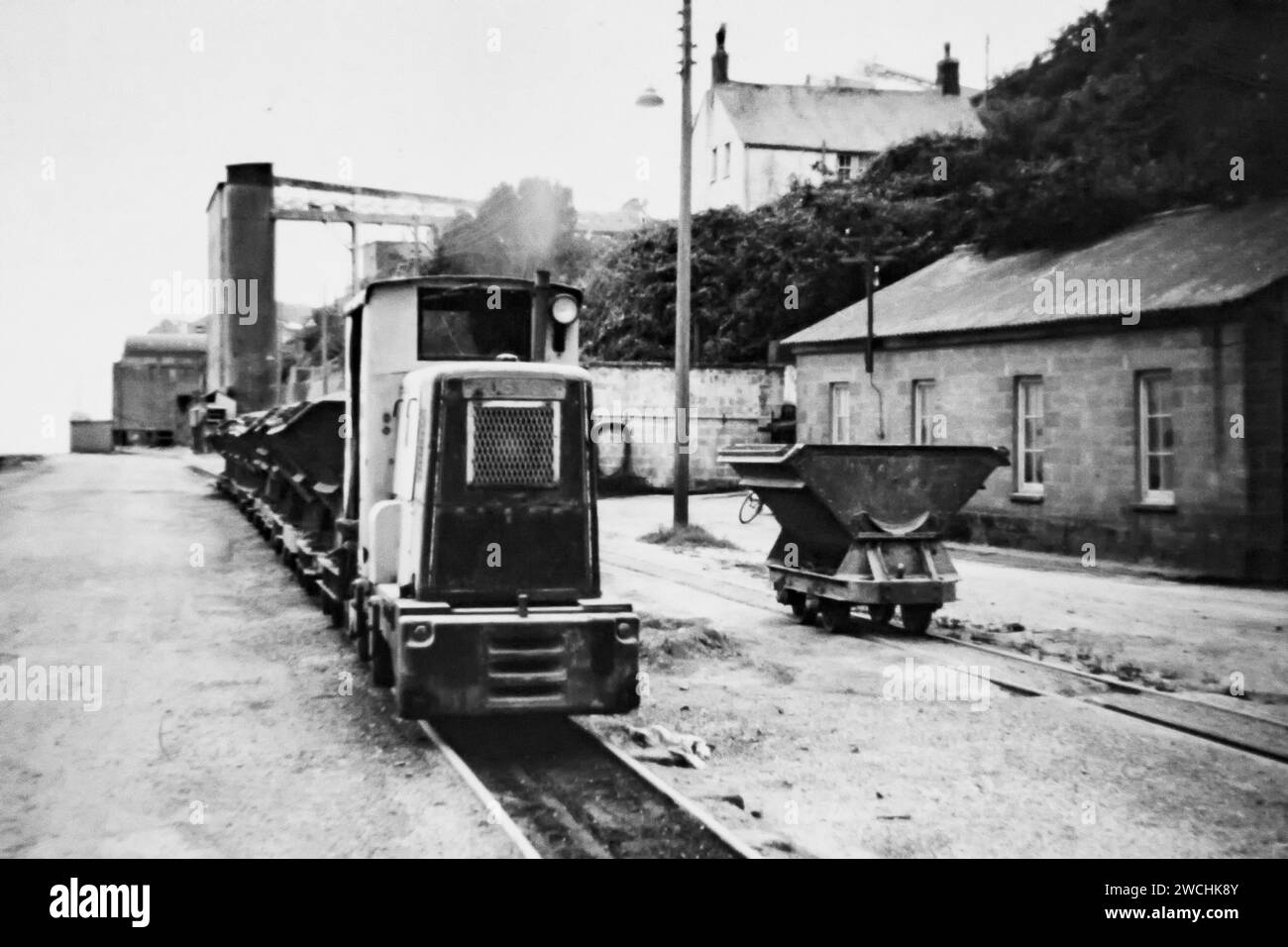 Amalgamated Roadstone industrial quarry railway, Penlee, Newlyn ...