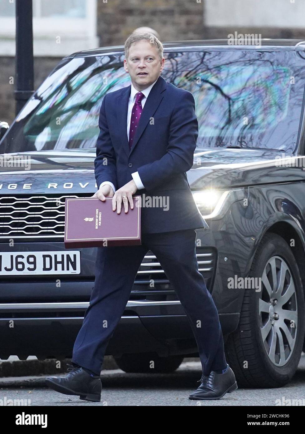 Defence Secretary Grant Shapps arrives in Downing Street, London, for a ...