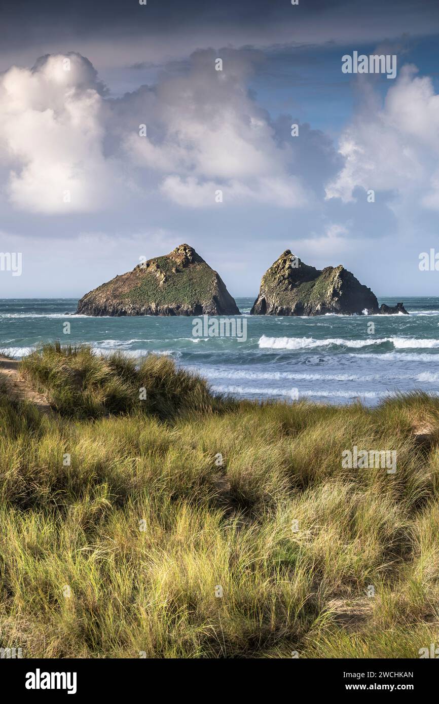 The iconic Carters Rocks Gull Rocks seen from the sand dune system at ...