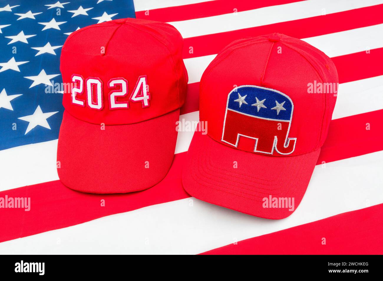 Red maga caps 2024 hi-res stock photography and images - Alamy