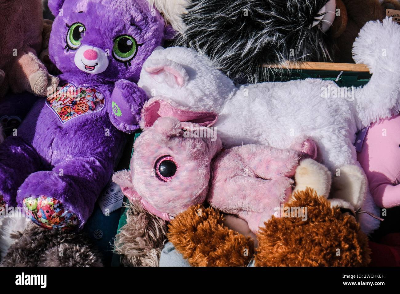 Colourful soft toys Stock Photo - Alamy