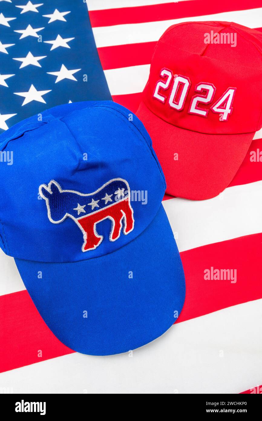Political party paraphernalia for 2024 US Presidential elections ...