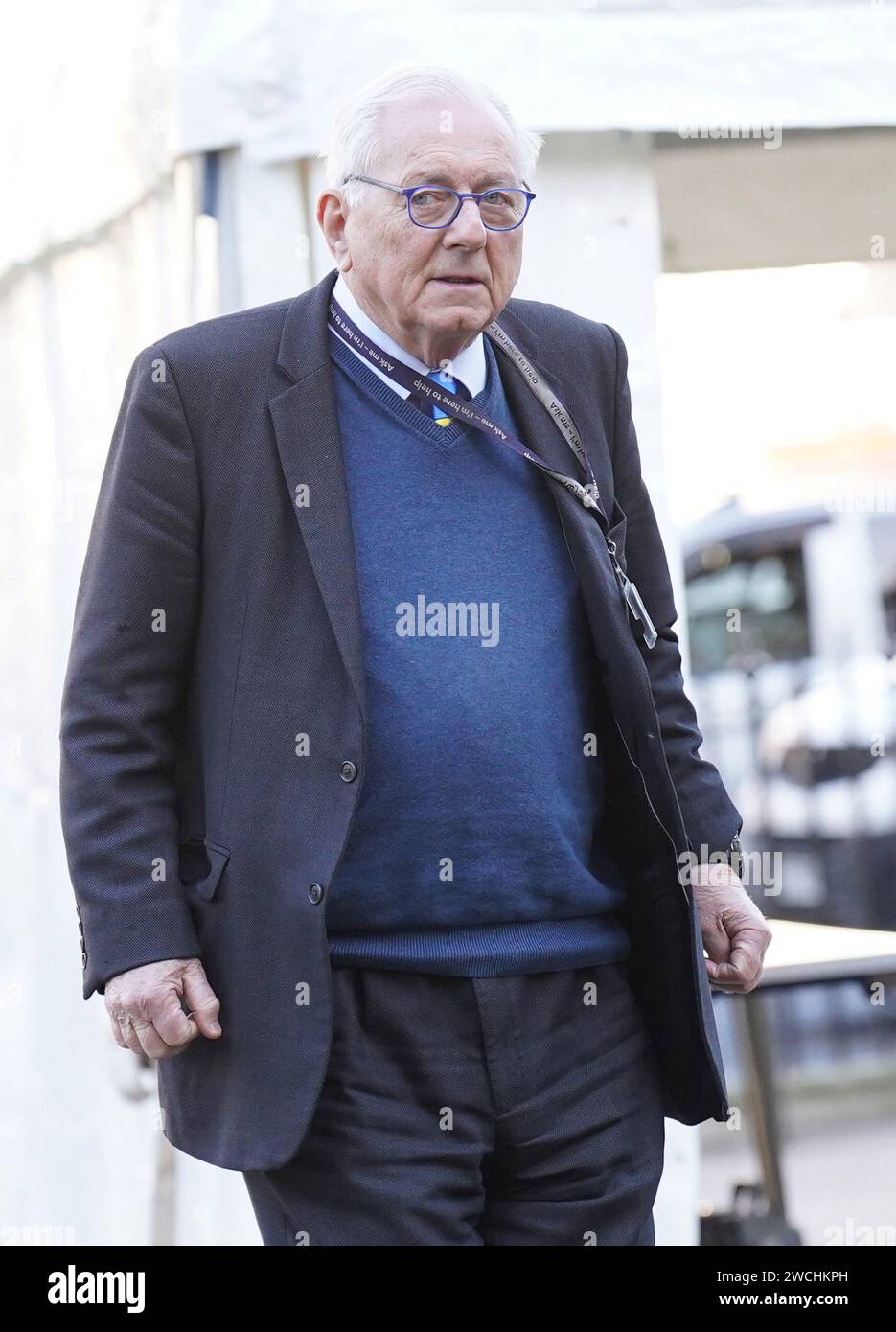 Sir Peter Bottomley arrives for a Service of Thanksgiving for the life ...