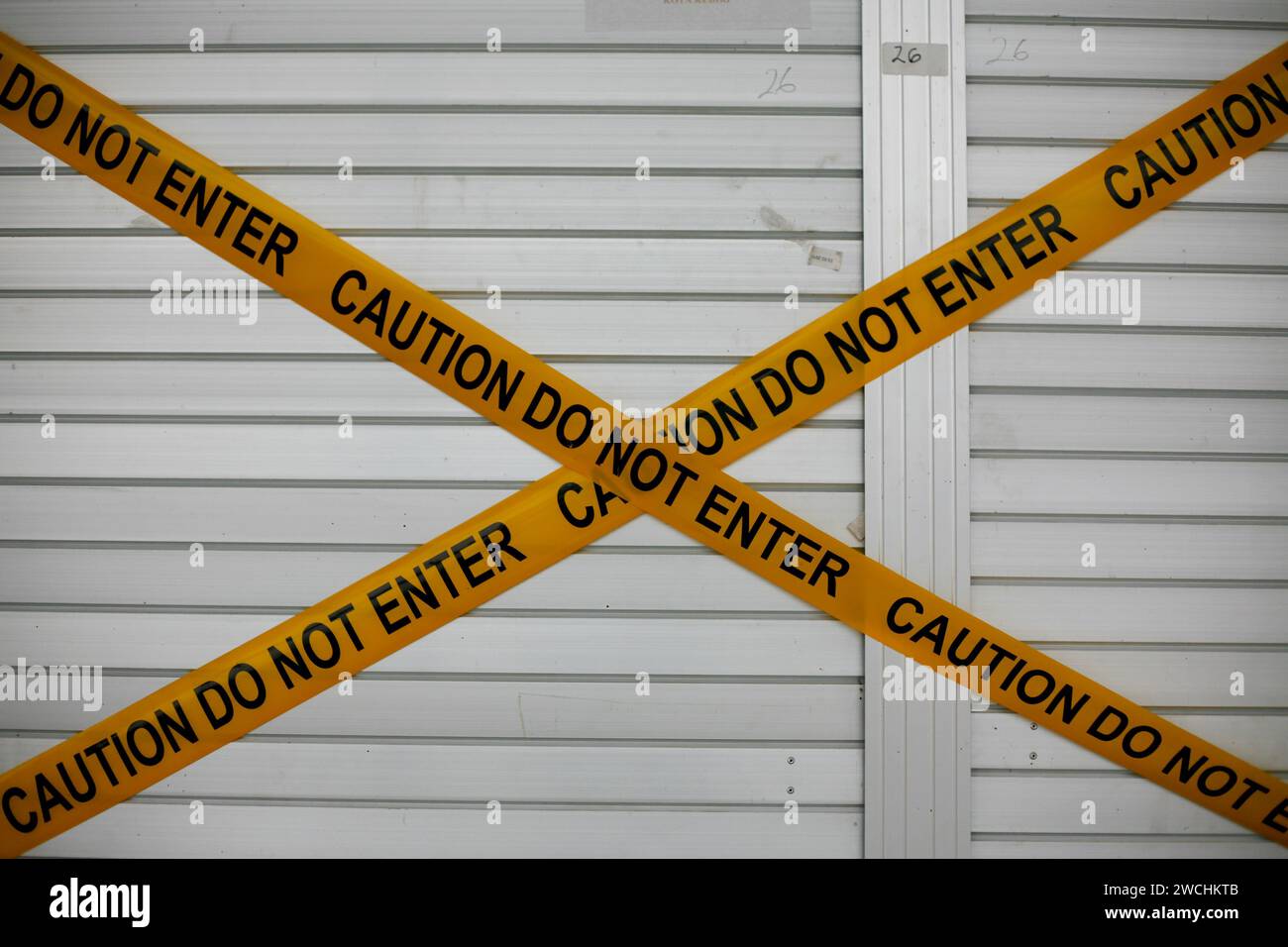 Caution danger seamless hi-res stock photography and images - Alamy