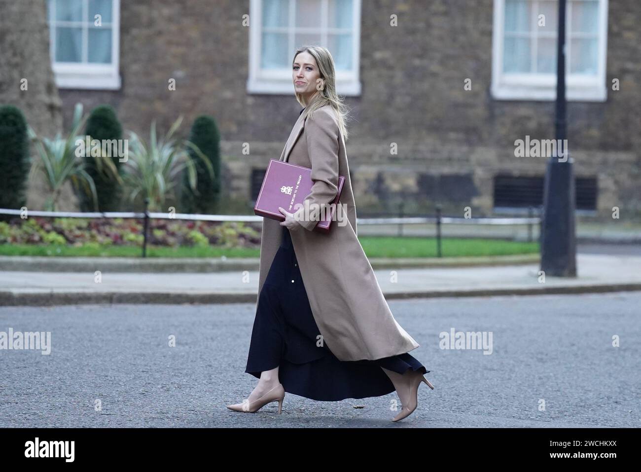 Chief Secretary to the Treasury Laura Trott arrives in Downing Street ...