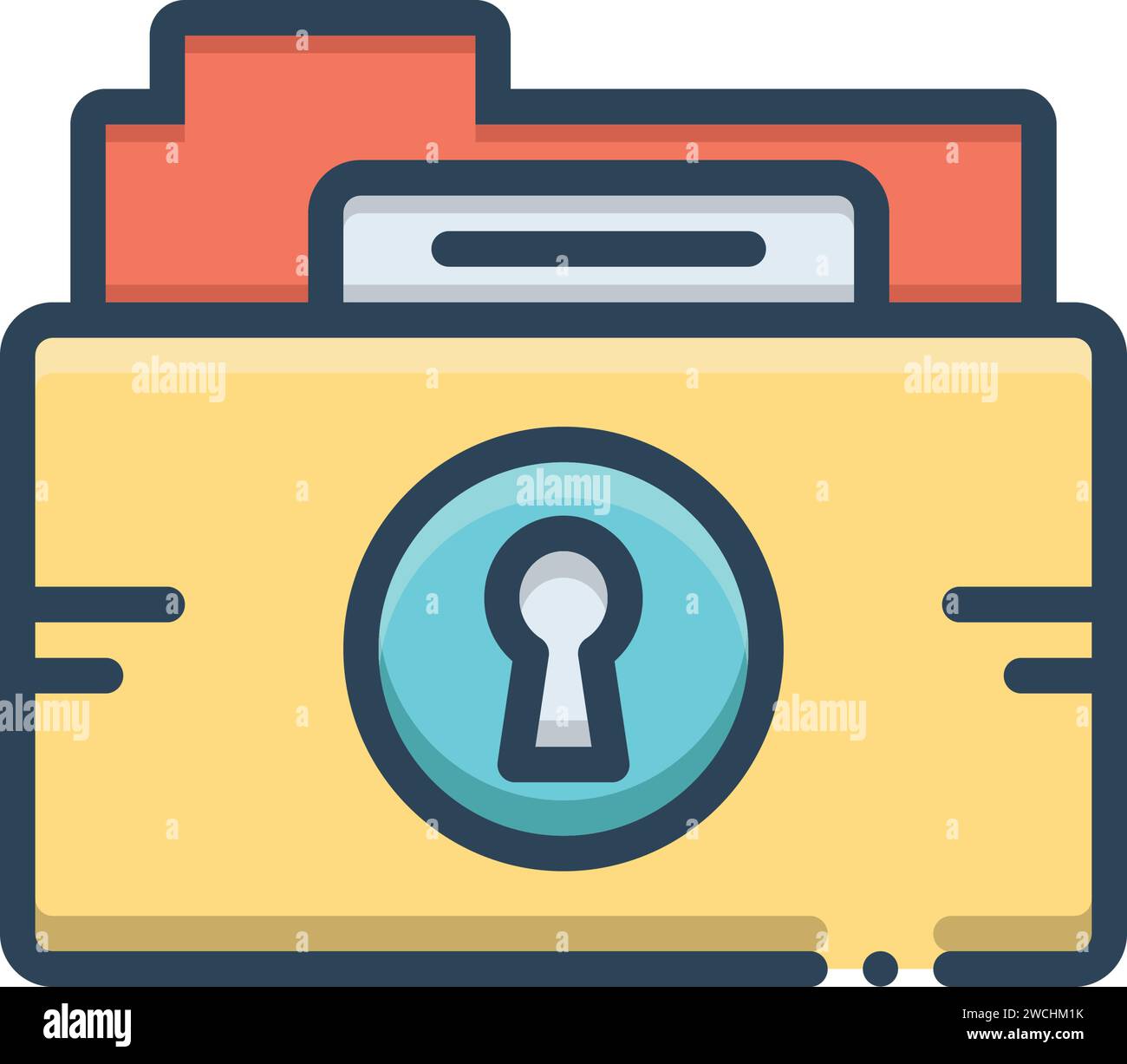 Icon for folder,protection Stock Vector Image & Art - Alamy