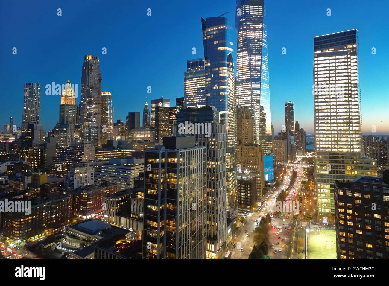 New York City Manhattan at sunrise. Manhattan at Night. NYC Night ...
