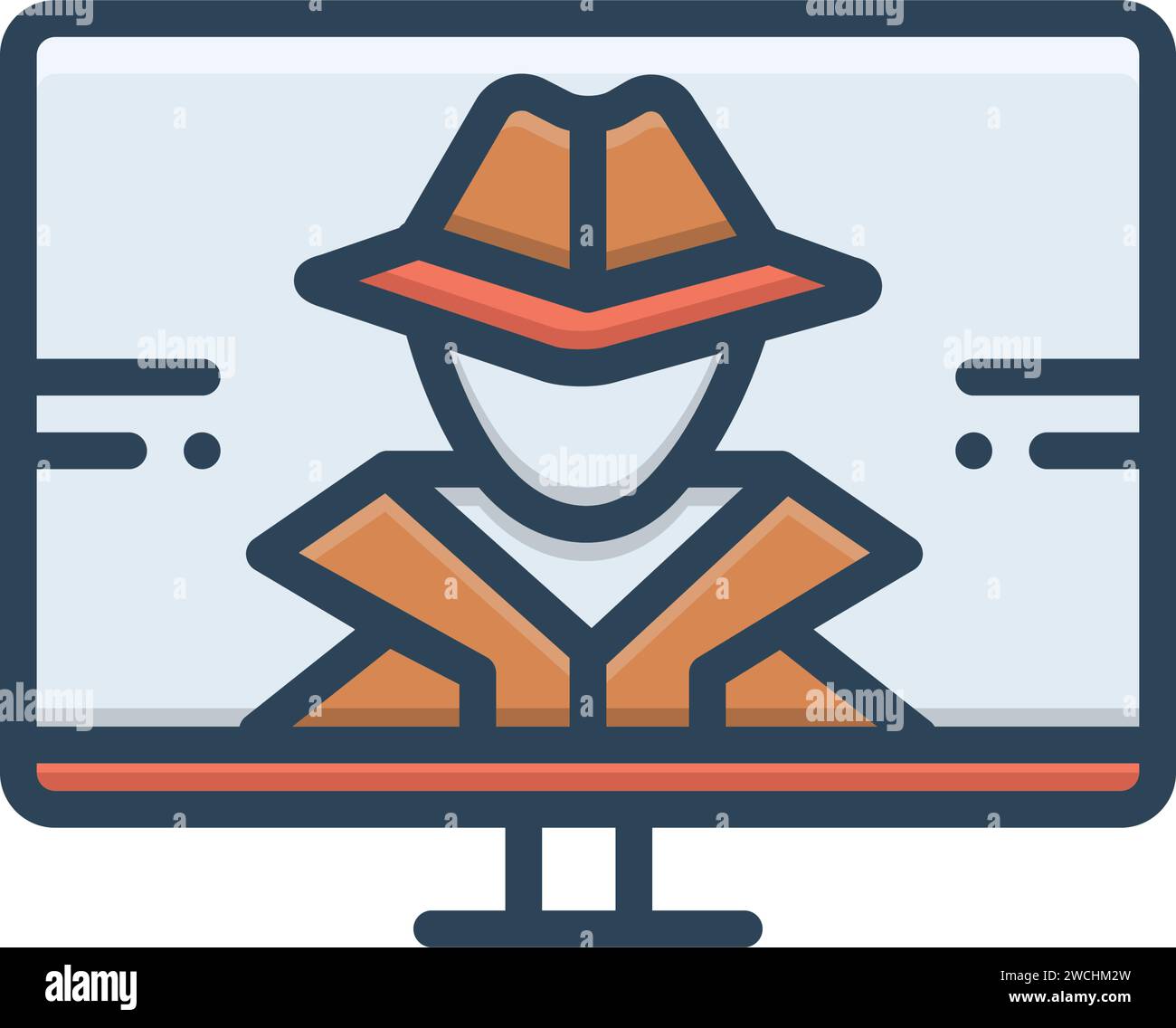 Hacker phishing Stock Vector Images - Alamy