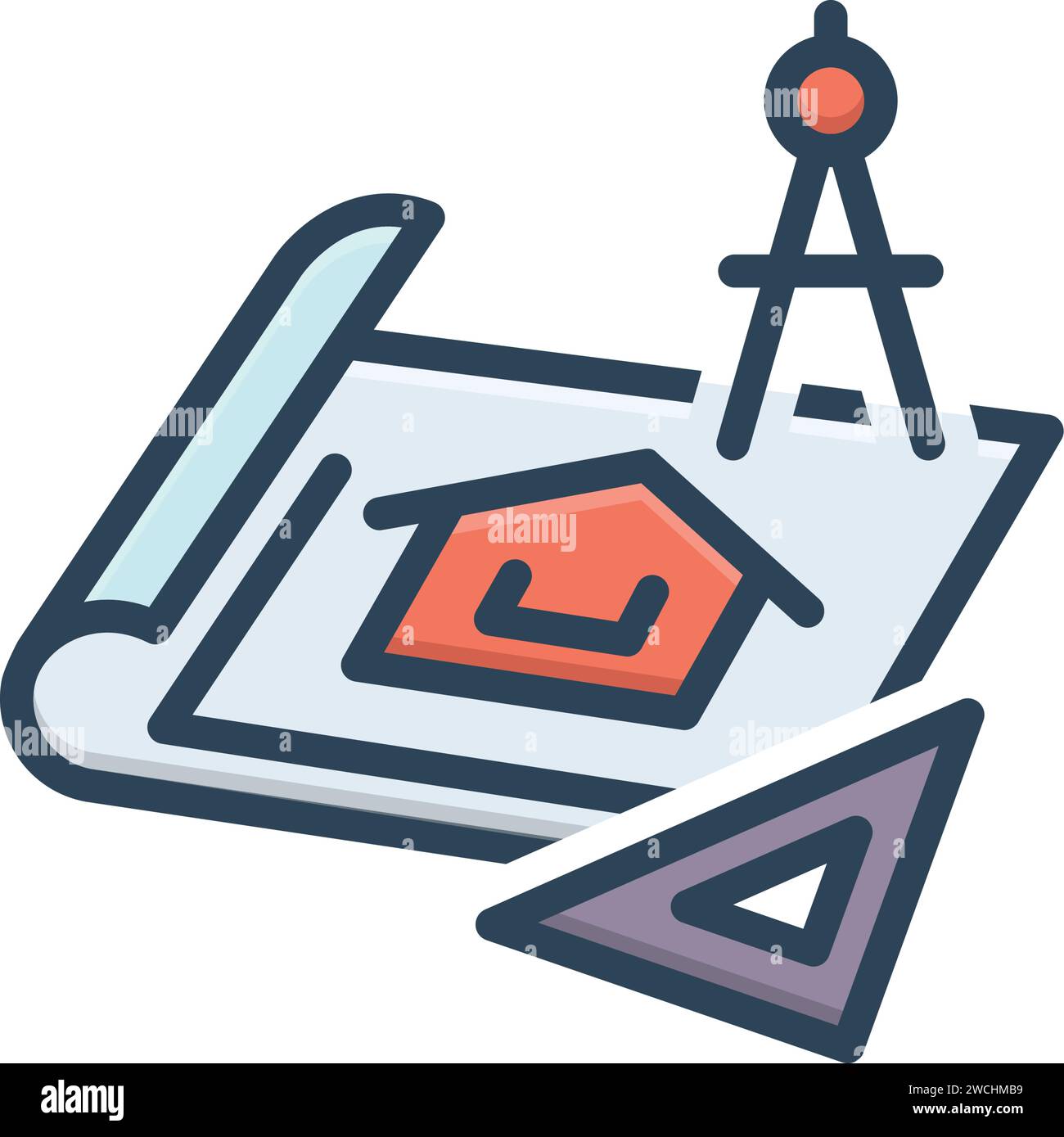 Icon for blueprints,architect Stock Vector Image & Art - Alamy