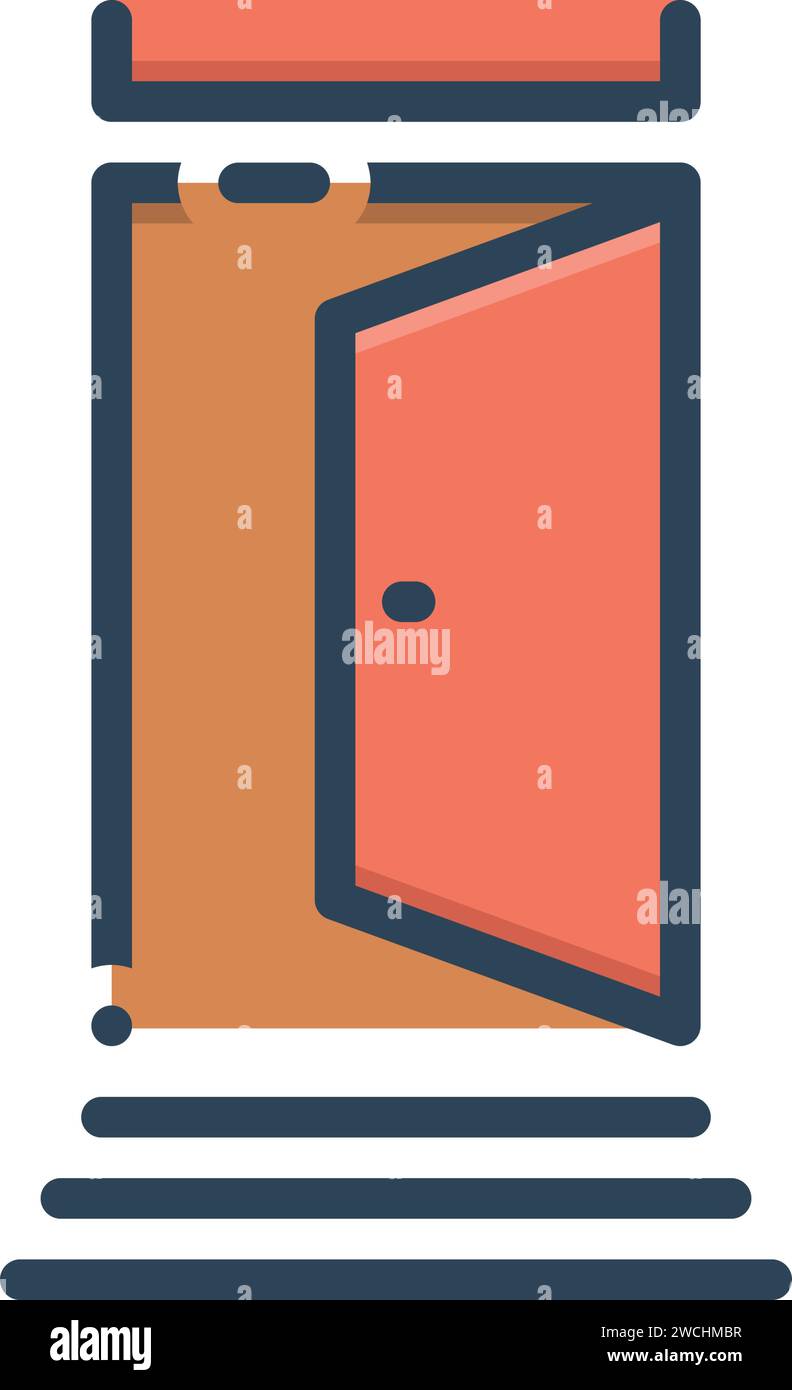 Door portal Stock Vector Images - Alamy