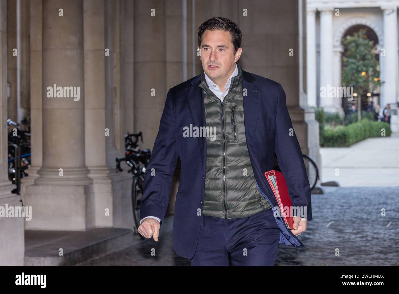 Downing Street, London, UK. 16th January 2024. Johnny Mercer MP ...