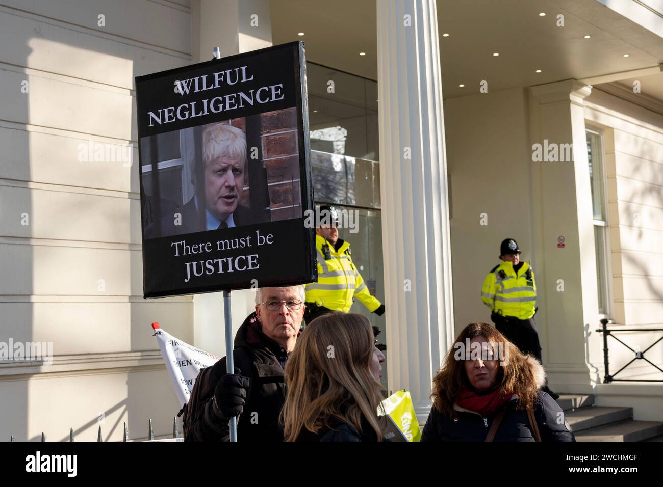 On the first day that Boris Johnson attended the UK Covid-19 Enquiry ...